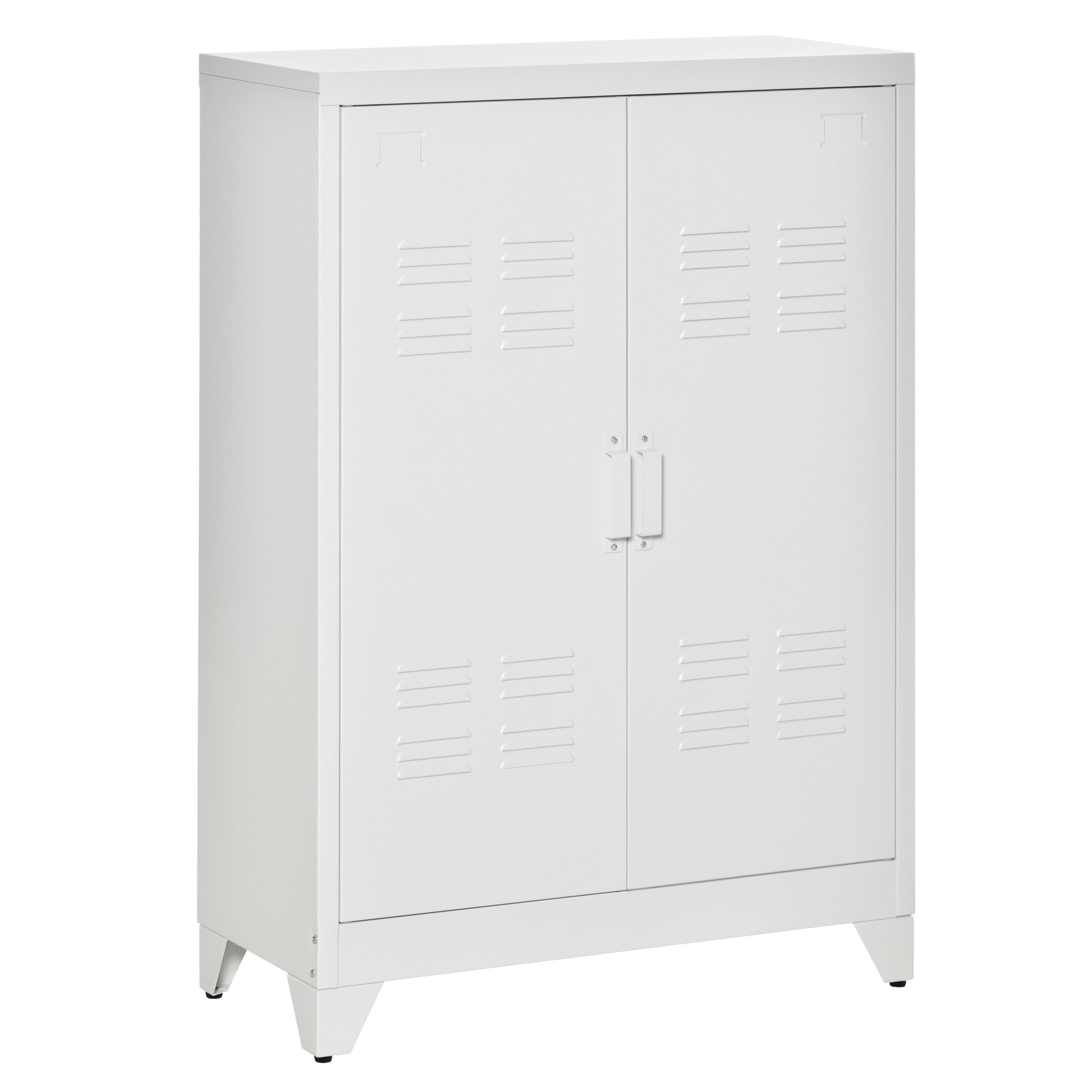 Zipcode Design™ Heslin Industrial Style Steel Storage Cabinet, Metal ...