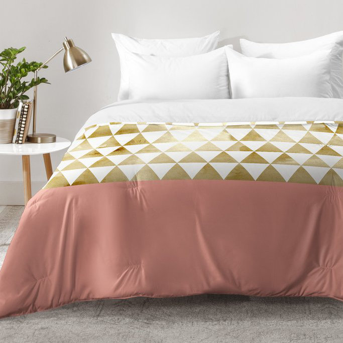 Deny Designs Georgiana Paraschiv Triangles Comforter Set - Wayfair Canada