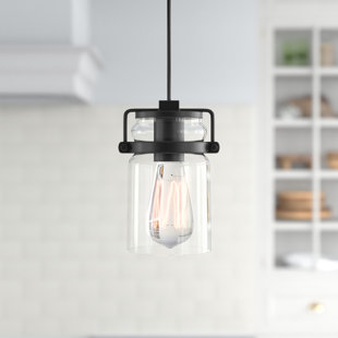 Matte Black Pendant Lighting You'll Love | Wayfair