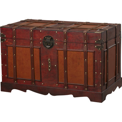 World Menagerie Zemrane Vintage Trunk & Reviews | Wayfair