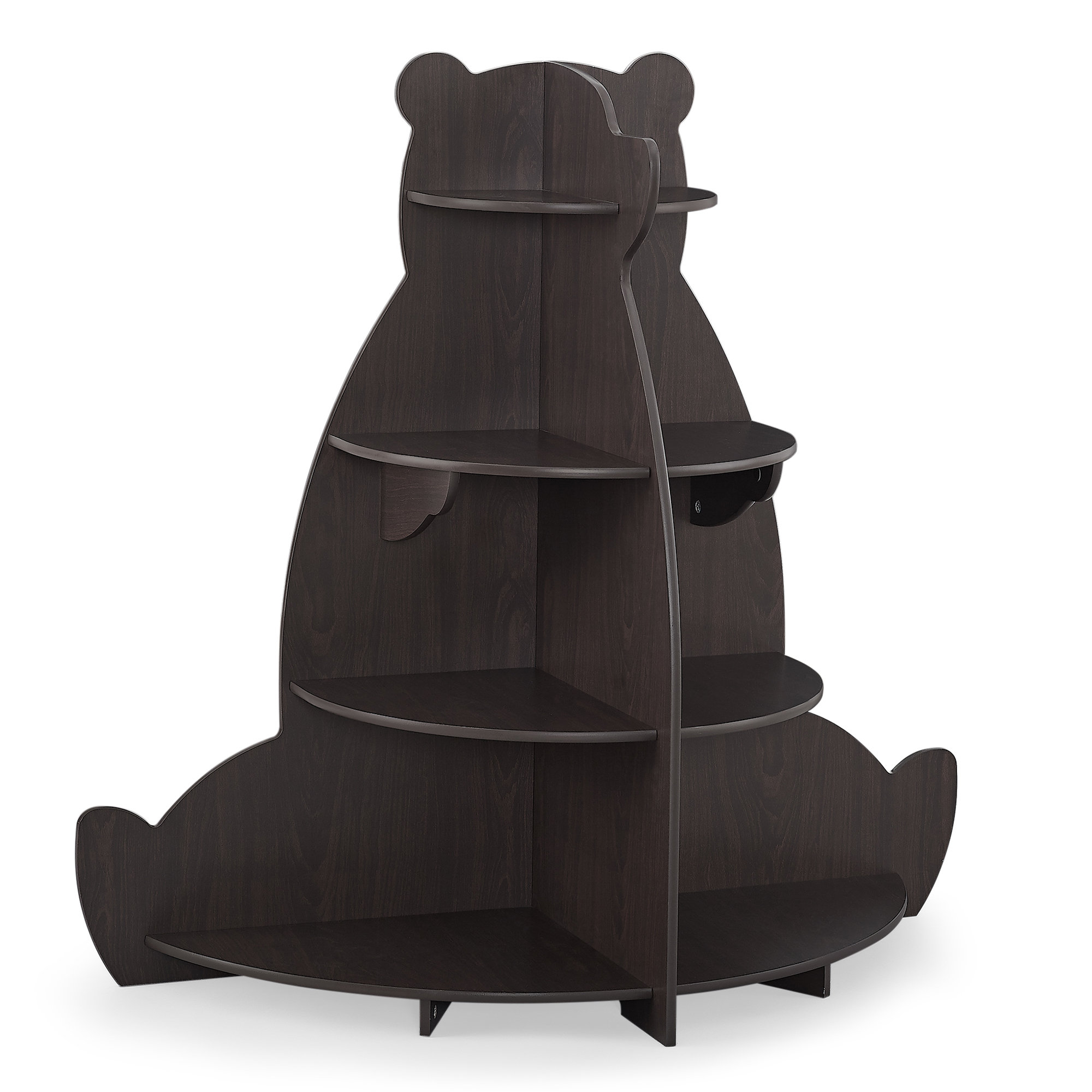 Delta Children Bear Bookcase - Greenguard Gold Certified, Crafted Walnut & Reviews | Wayfair