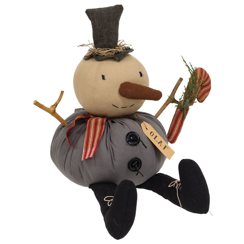 The Holiday Aisle® Olaf the Snowman Doll w/Candy Cane - Wayfair Canada