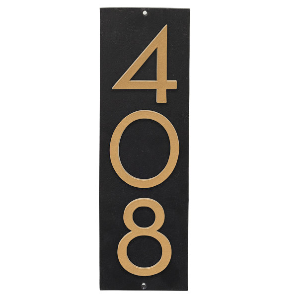 Montague Metal Products Rectangle Wall Plaque & Reviews | Wayfair