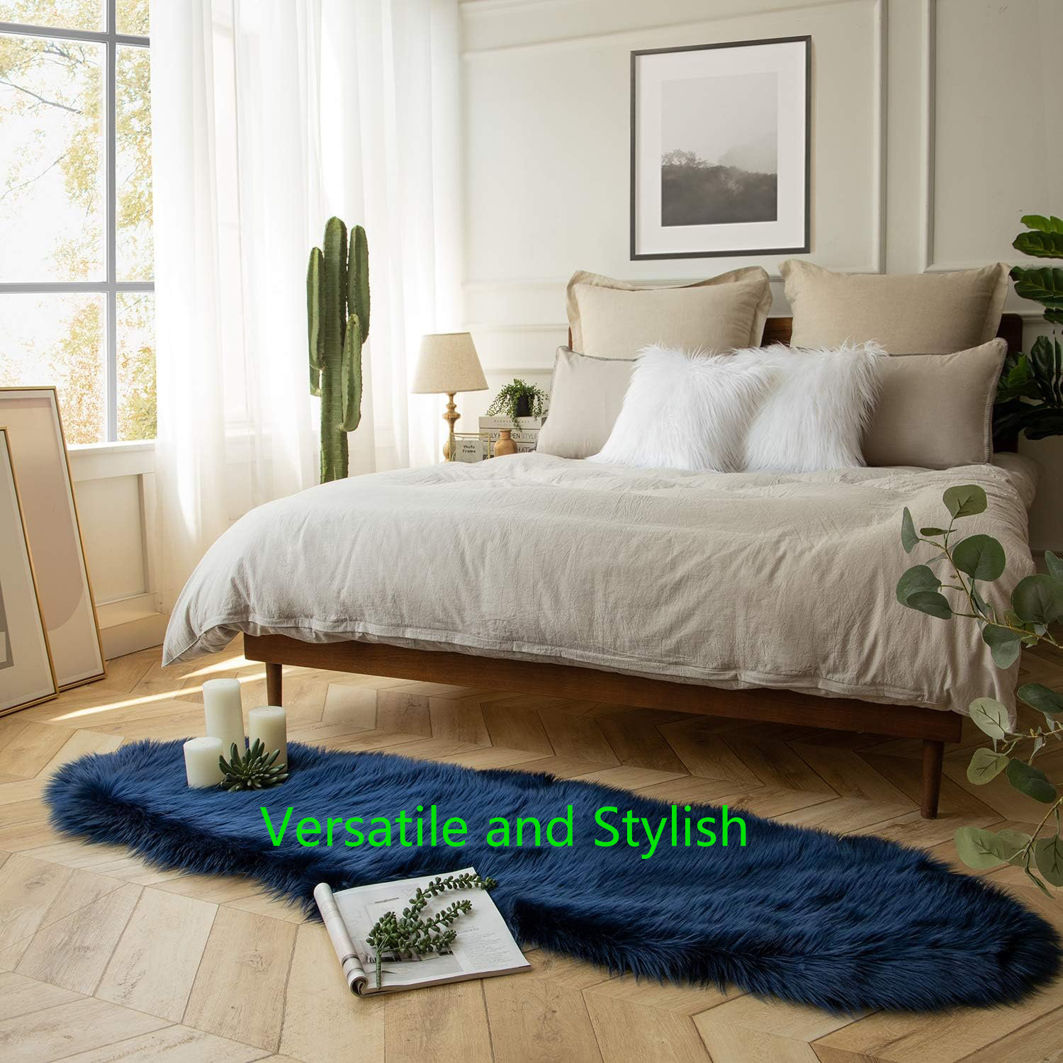 Mercer41 Fluffy Shaggy Area Rug , Fuzzy Rug Machine Washable Shag Rug ...