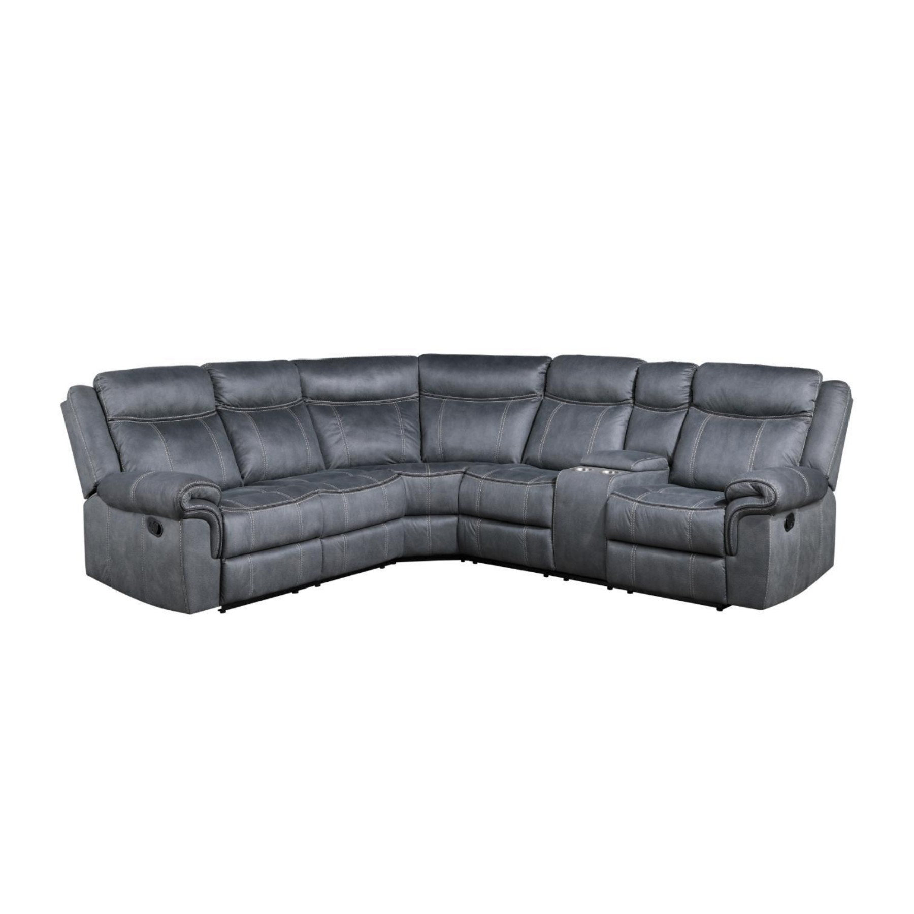 Red Barrel Studio Sectional Sofa in Two Tone Chocolate Velvet - Wayfair ...