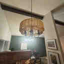 Bay Isle Home™ 22 Inch 5 - Light Coastal-Inspired Dimmable Rattan ...