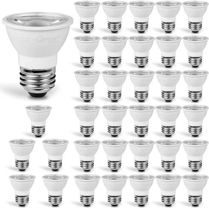 QPLUS PAR16 LED Dimmable Light Bulb, E26/Medium (Standard), 7 Watt (50 ...