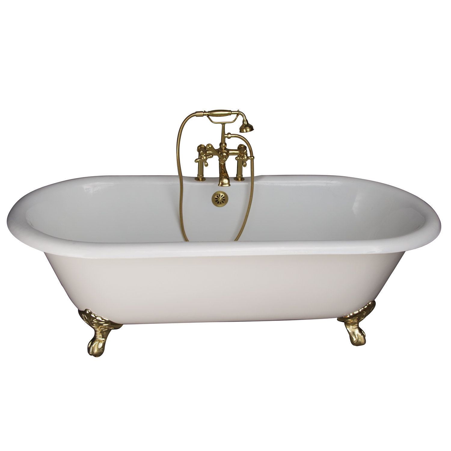 Barclay 68" x 30" Freestanding Soaking Cast Iron Bathtub | Wayfair