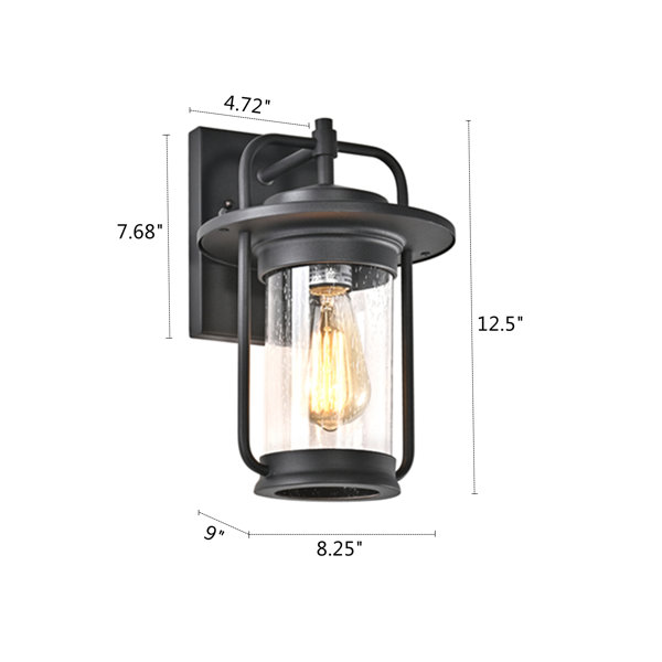 Breakwater Bay Bowerman Steel Wall Light & Reviews | Wayfair