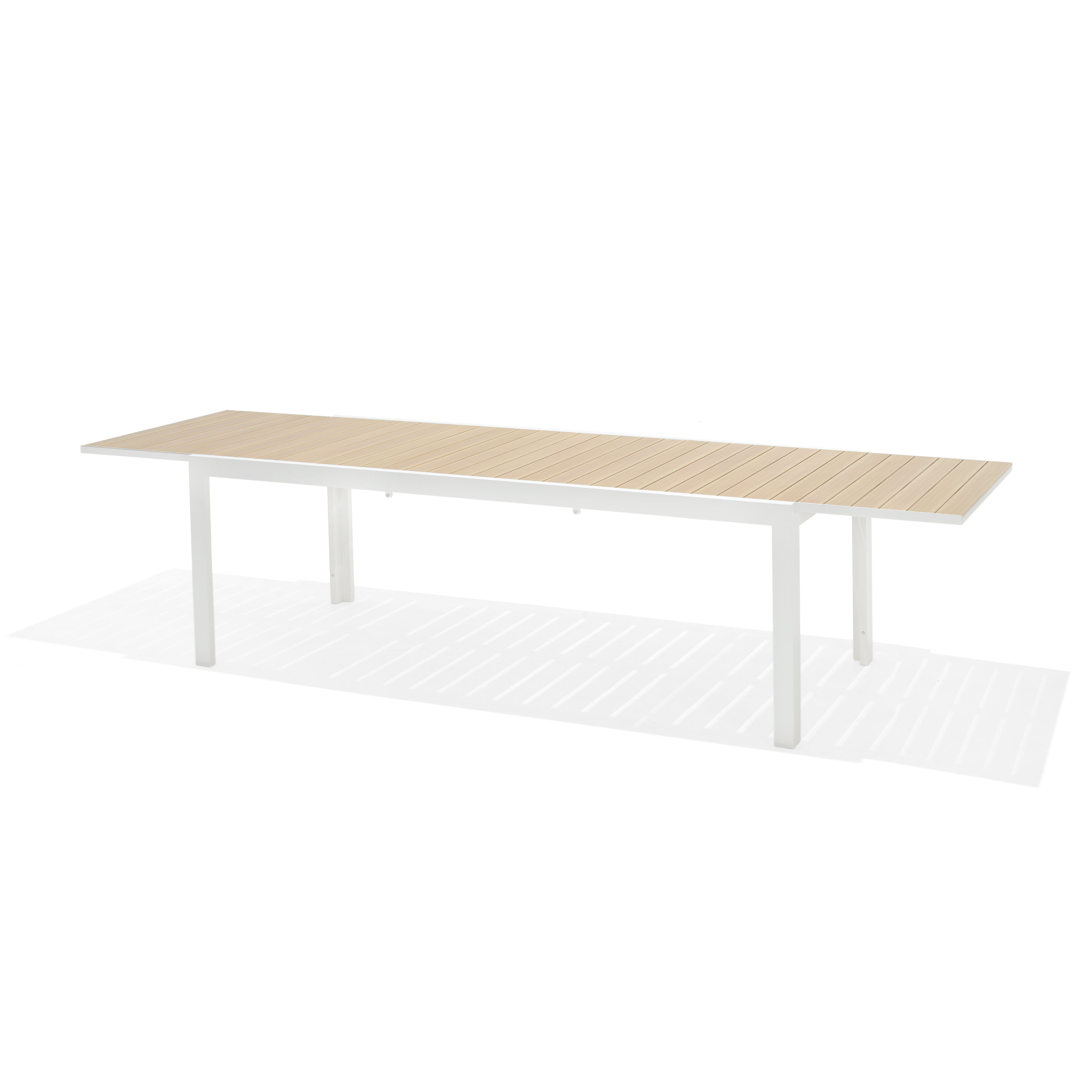 Beachcrest Home™ Outdoor Patio Aluminum Extendable Dining Table | Wayfair