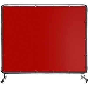 ASOPIX 6x8 FT Flame-Resistant Welding Screen with Frame & Locking ...