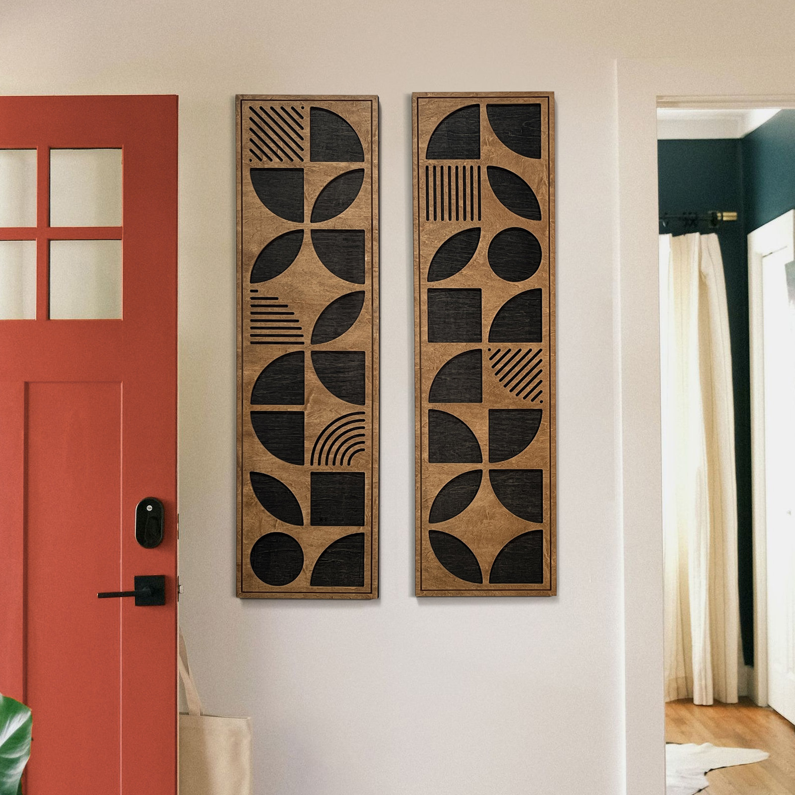 Other Furniture Geometric Patterns Wood Wall Decor | Wayfair