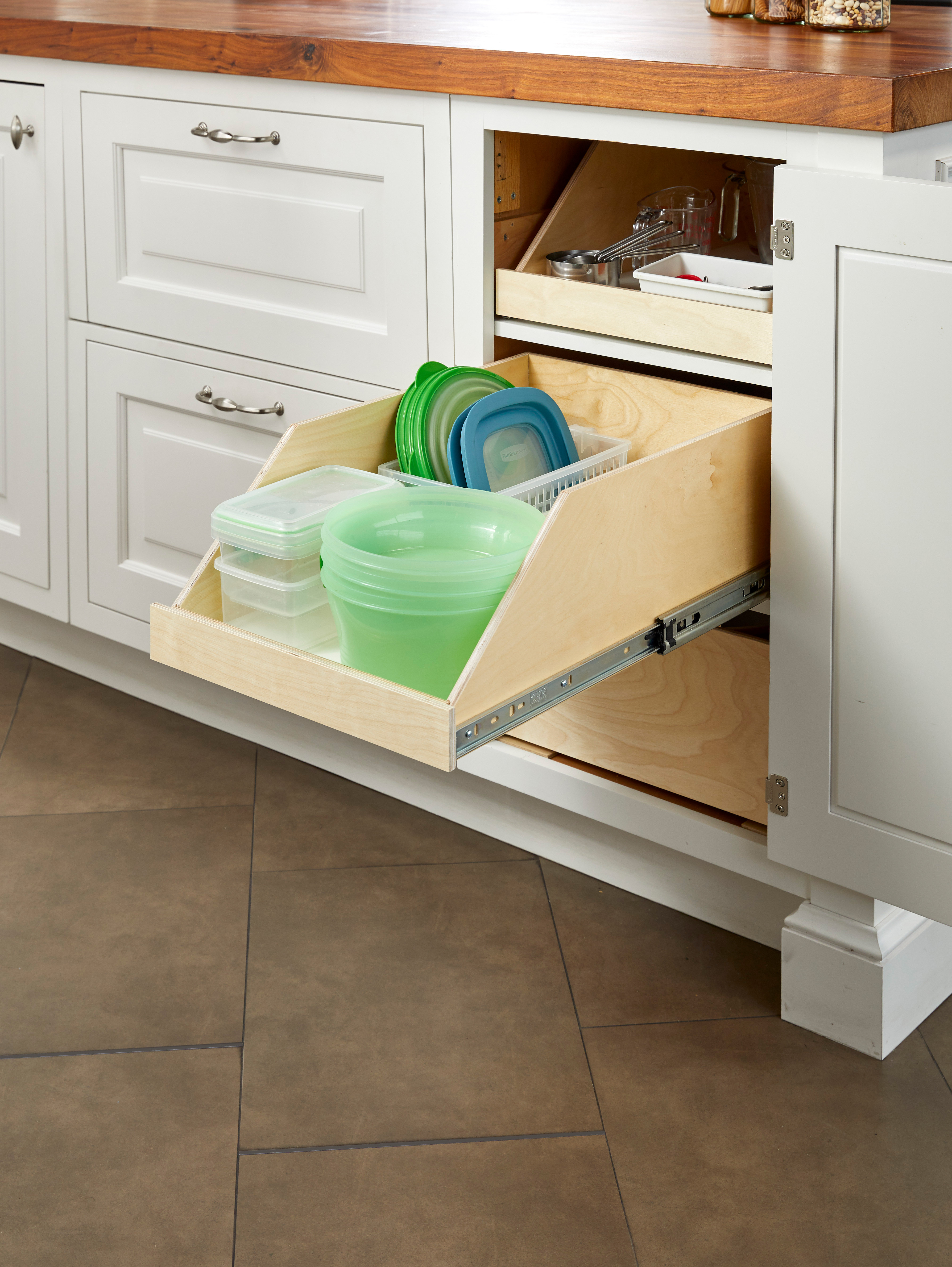 Slide-A-Shelf Made-To-Fit 8 Inch High Side Slide-Out Shelf Full ...