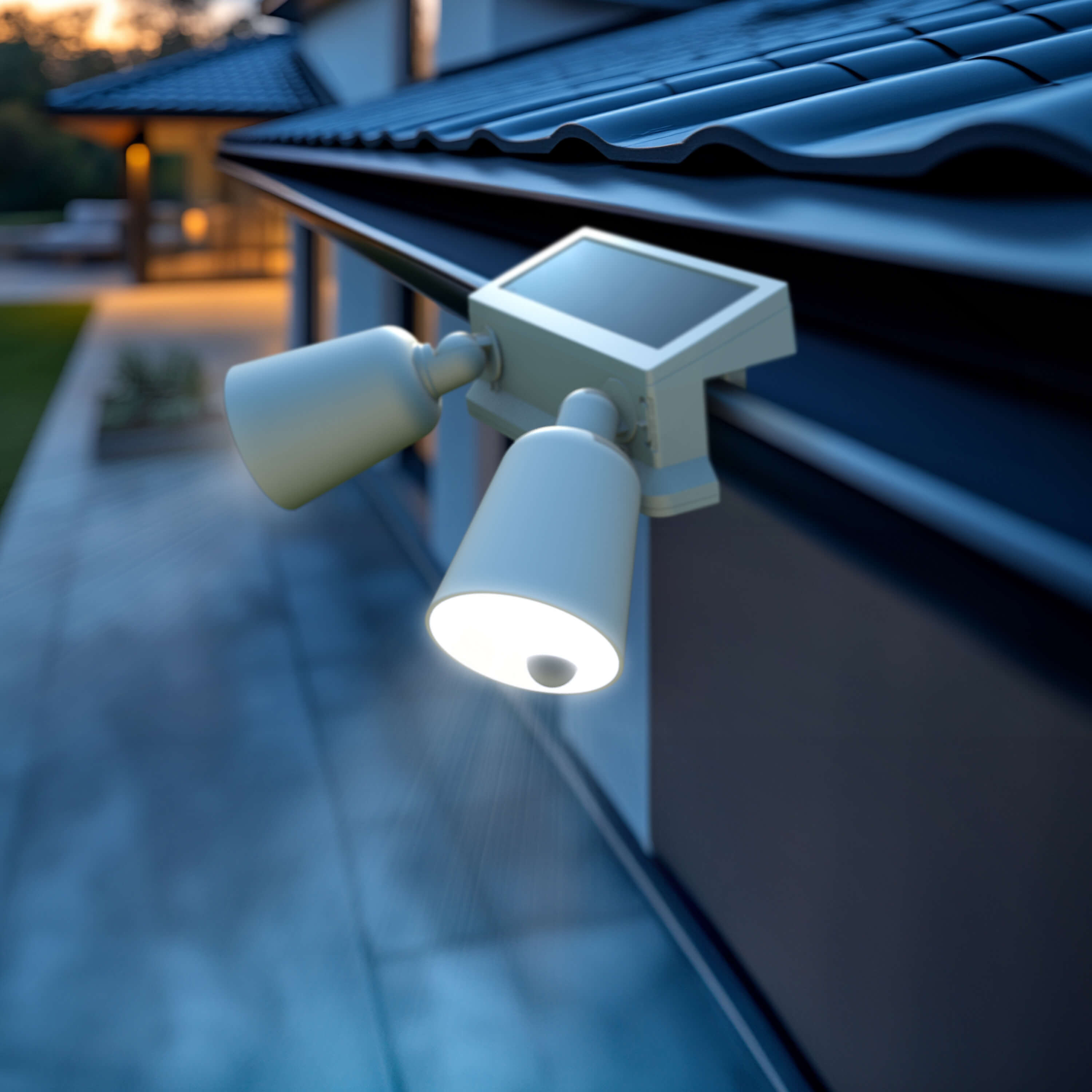 KODA Solar Gutter Spotlight with Motion Sensor & Reviews - Wayfair Canada