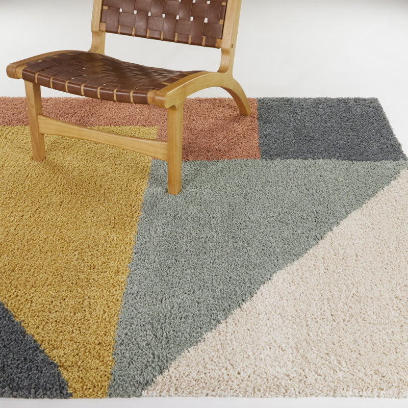 Wade Logan® Amancia Machine Woven Performance Mustard Rug & Reviews ...