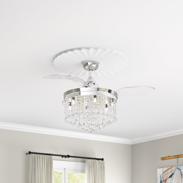 Etta Avenue™ Kaleb 42'' Ceiling Fan with Light Kit & Reviews | Wayfair
