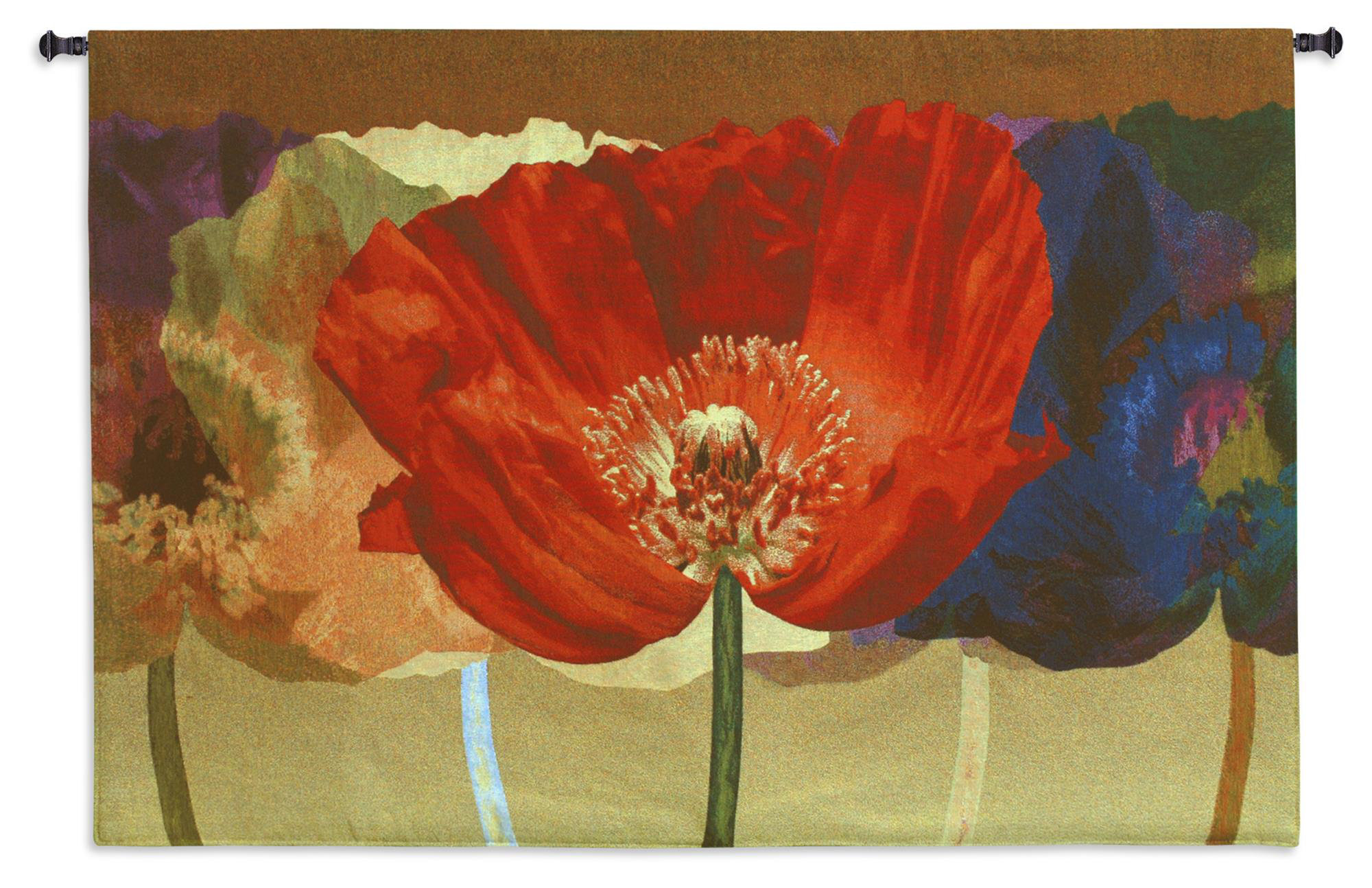 Fine Art Tapestries Abstract Poppy Tango by Mertens Tapestry & Reviews ...