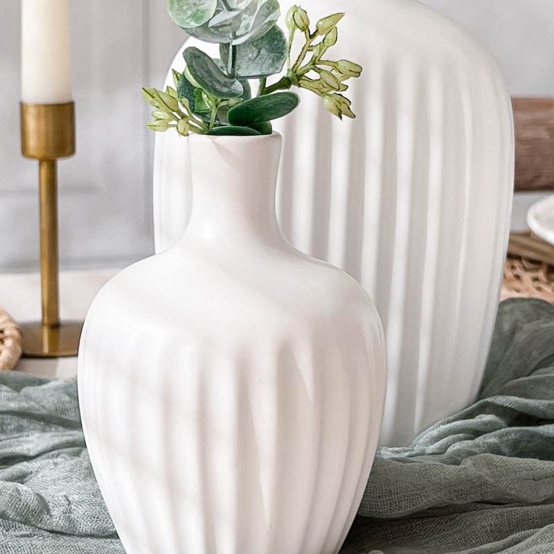 Wrought Studio™ Dashell Ceramic Table Vase & Reviews | Wayfair