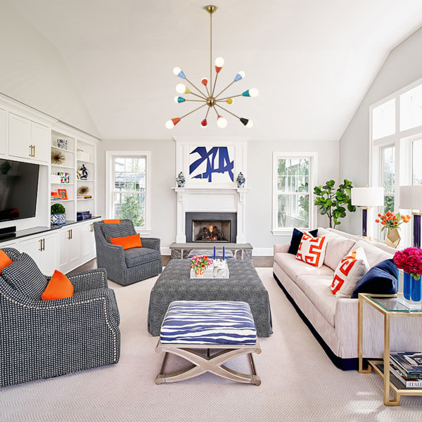 George Oliver 12-Light Colorful Sputnik Chandelier & Reviews | Wayfair