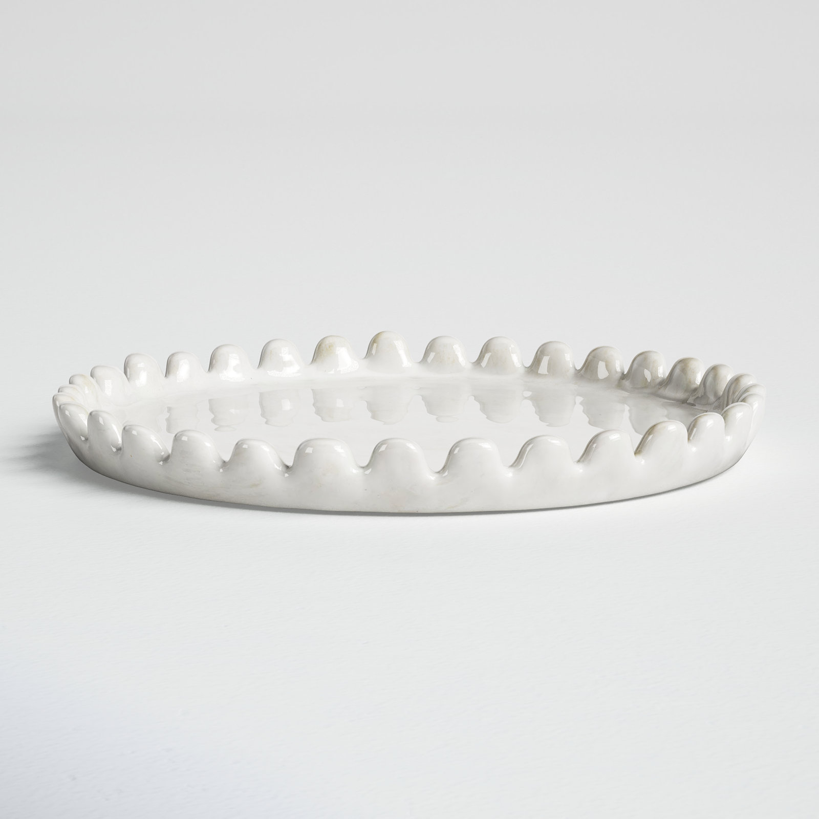 Birch Lane™ Drian Petite Round Tray | Wayfair