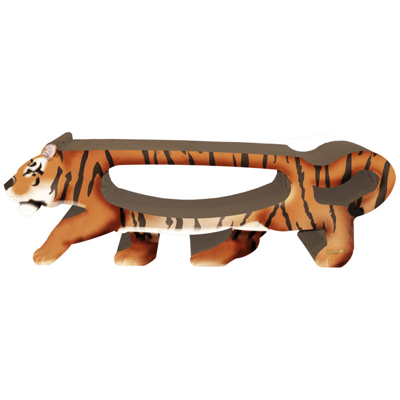 Tucker Murphy Pet™ Chilson Shapes Tiger Cardboard Scratching Board ...