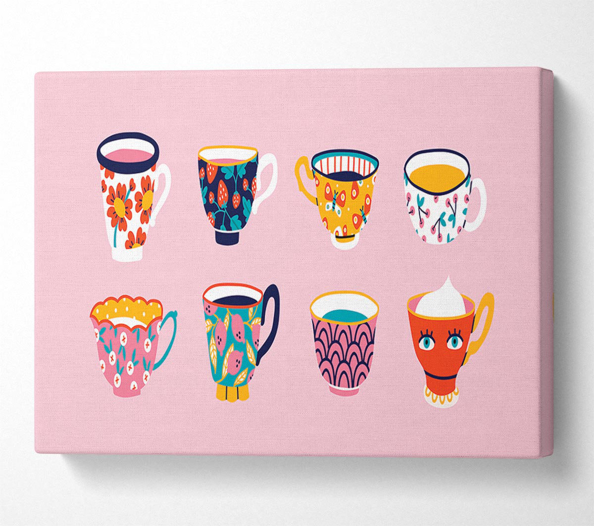 Marlow Home Co. Fancy a Cuppa - Wrapped Canvas Graphic Art | Wayfair.co.uk