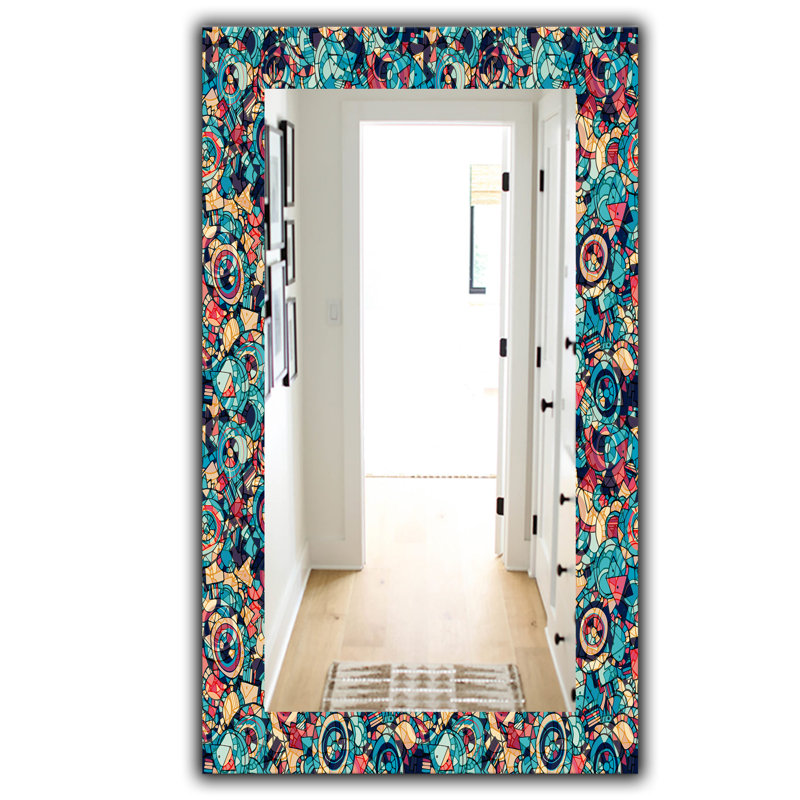East Urban Home Geometric Hand Drawn - Modern Mirror - Printed Wall ...
