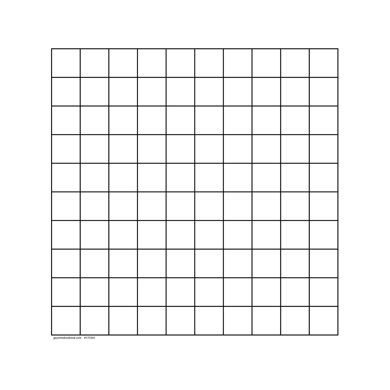 Geyer Instructional Products Magnet Dry Erase Grid Squares - Graphing ...