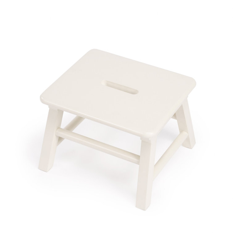 Lux Comfort 10x 14 x 12_Classic White Step Stool - Wayfair Canada