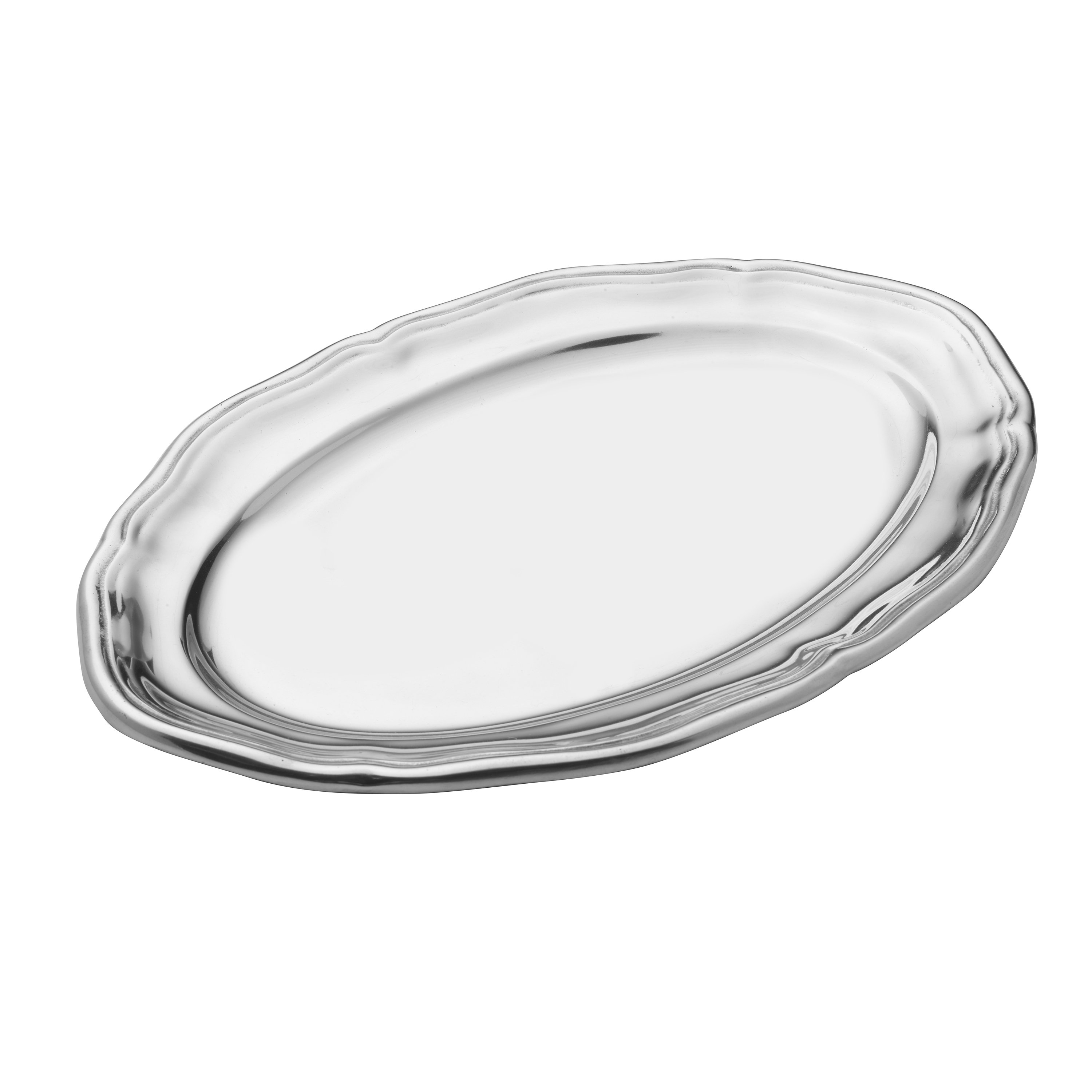 Wilton Armetale Queen Anne Large Oval Tray, 16.25 Inch | Wayfair