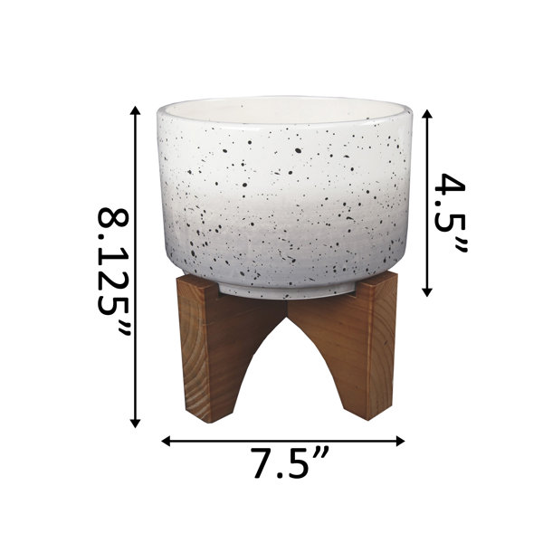 George Oliver Charlack Ceramic Pot Planter | Wayfair