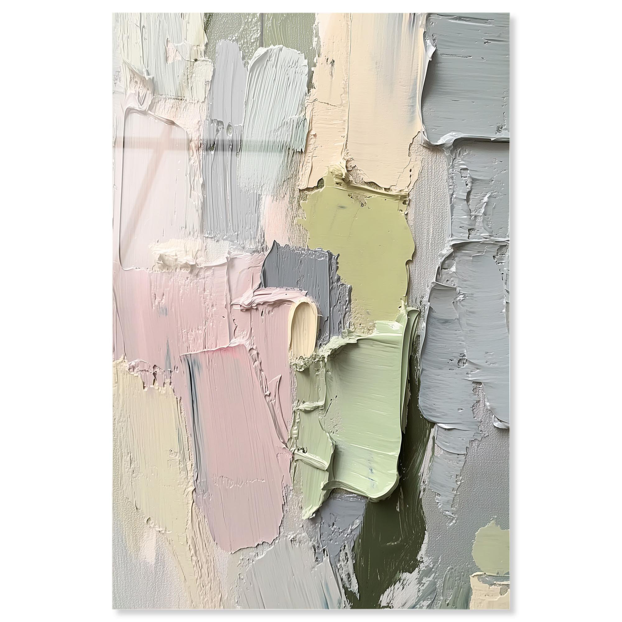 Hokku Designs Creamy Contours II Acrylic Abstracts by Art Remedy, Ready ...