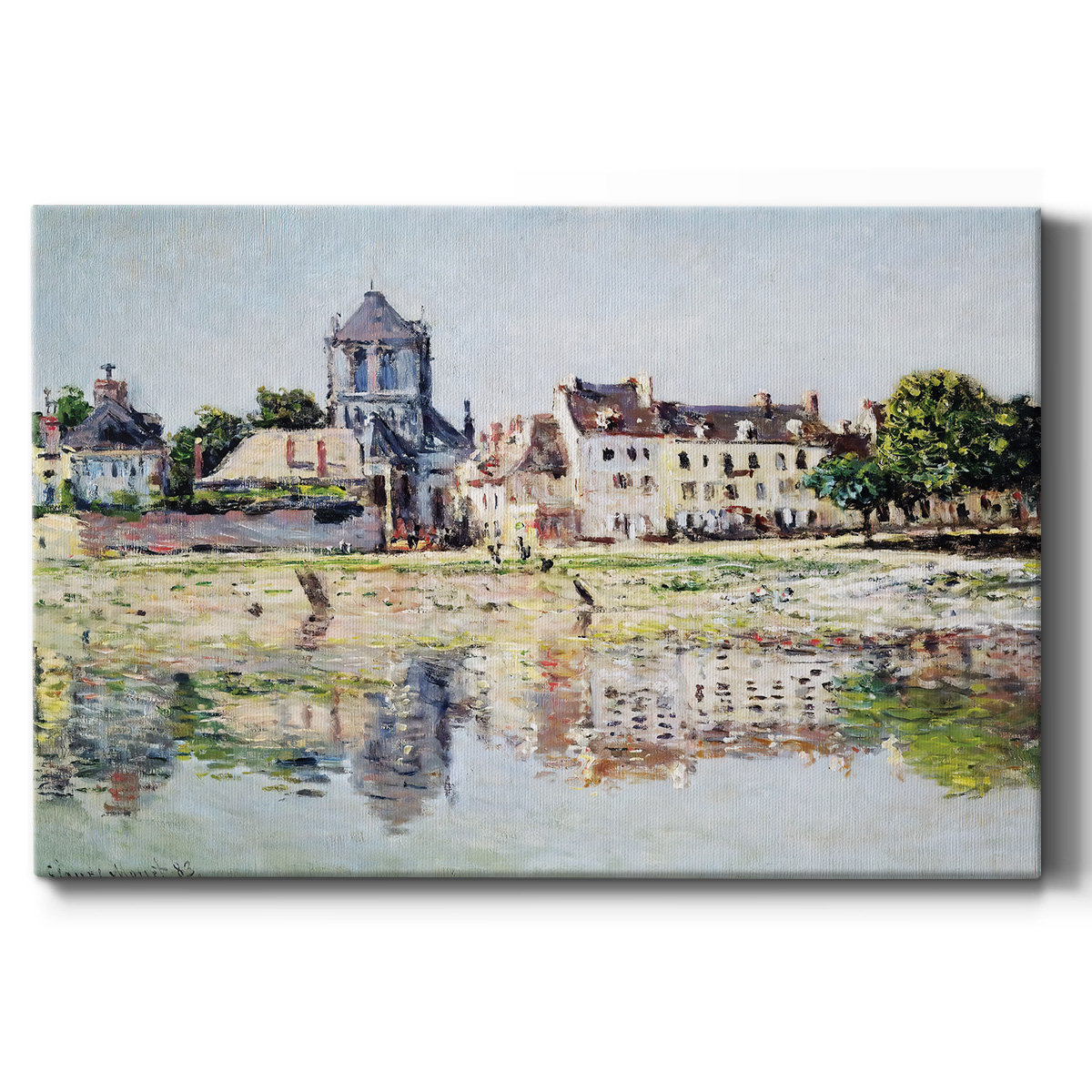 Red Barrel Studio By The River At Vernon, 1883 On Canvas Print | Wayfair