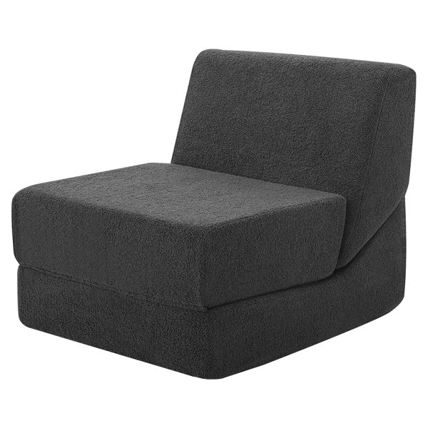 Gray-folding-futon-chaire | Wayfair