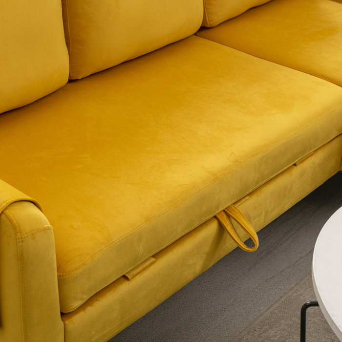 Latitude Run® Carveth Upholstered Sectional & Reviews | Wayfair