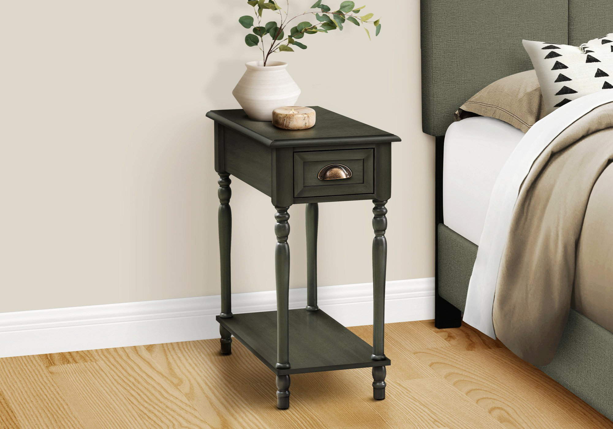 Alcott Hill Bedroom Nightstand, Nightstand, Traditional Style Side ...