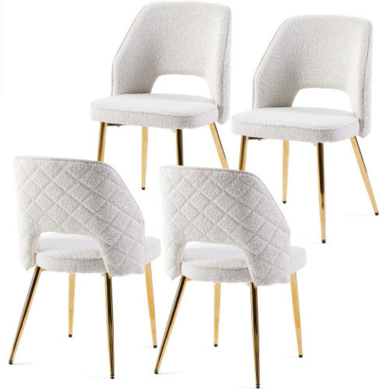 Mercer41 Senga Faux Fur Side Chair Dining Chair | Wayfair
