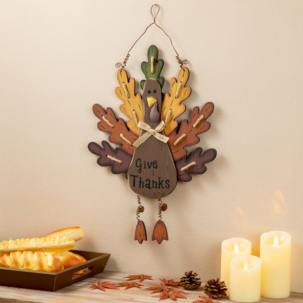 Glitzhome Wooden Turkey Wall Decor & Reviews | Wayfair