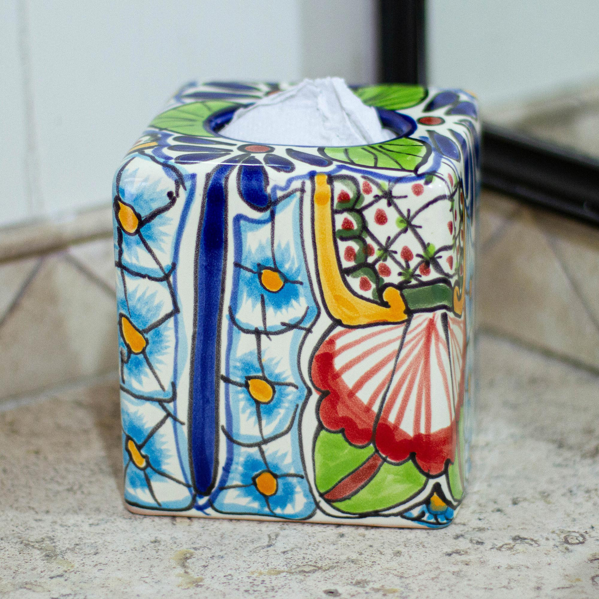 Bungalow Rose Handmade Tissue Box Cover | Wayfair