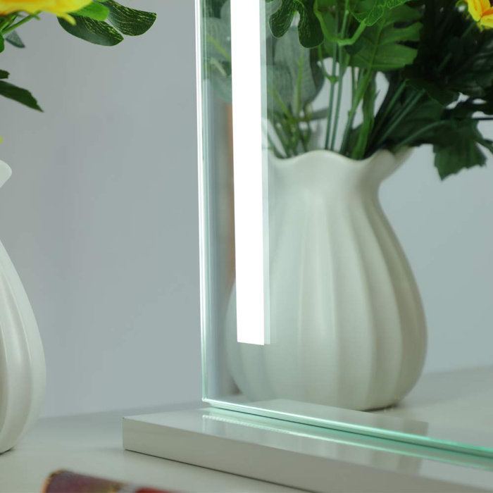 Wade Logan® Rectangle LED Mirror & Reviews | Wayfair