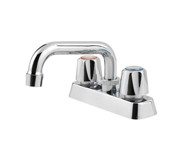 Pfister Pfirst Desk Mount Laundry Faucet with Threaded Spout andKnob ...
