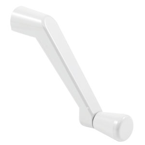 Prime-Line Casement Operator Crank Handle with 11/32 in. Bore, White ...