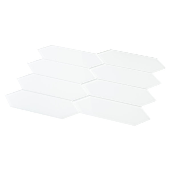 Giorbello 3"x9" Glass Picket Subway Wall Tile & Reviews | Wayfair
