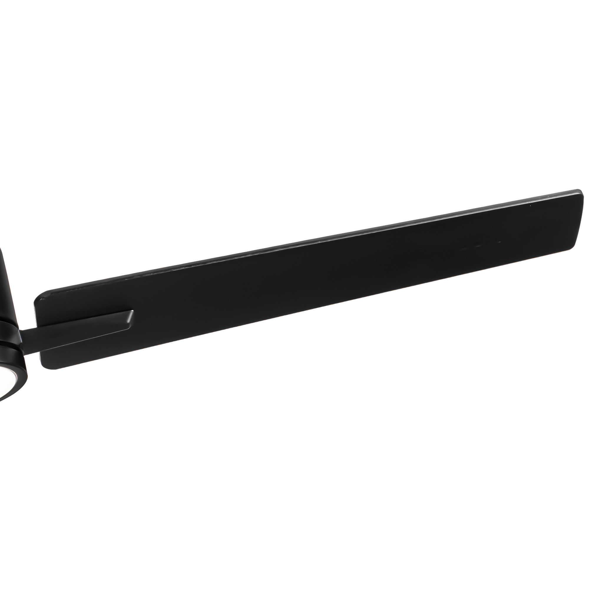 Latitude Run® 48" Black Lowe Profile Ceiling Fan with Light | Wayfair
