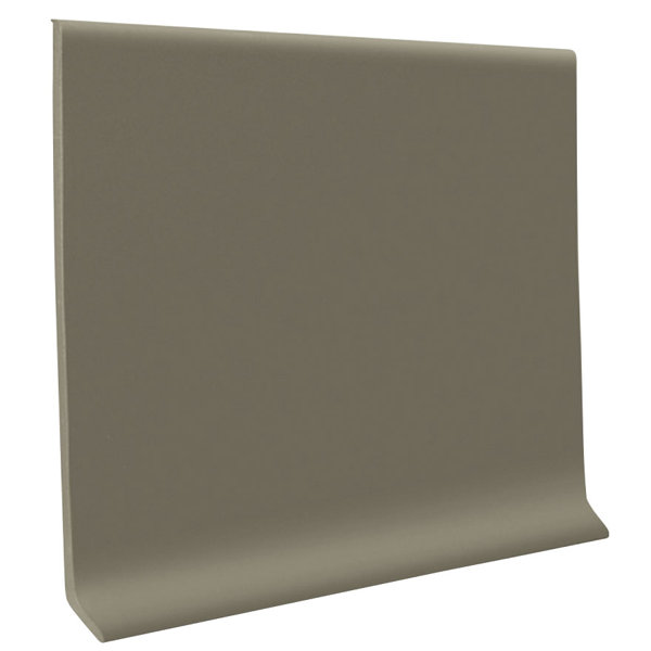 ROPPE Above Grade 48'' W x 4'' L Wall Base in Dolphin - Wayfair Canada