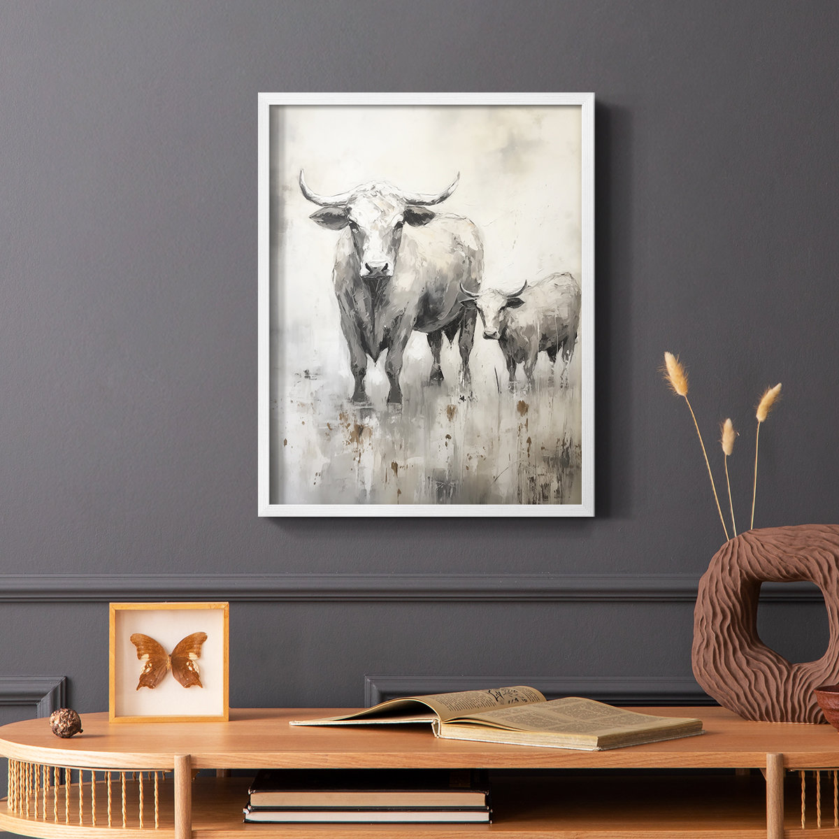 August Grove® ANIMALS Series CCXCVIII -Premium Framed Print -Ready to ...