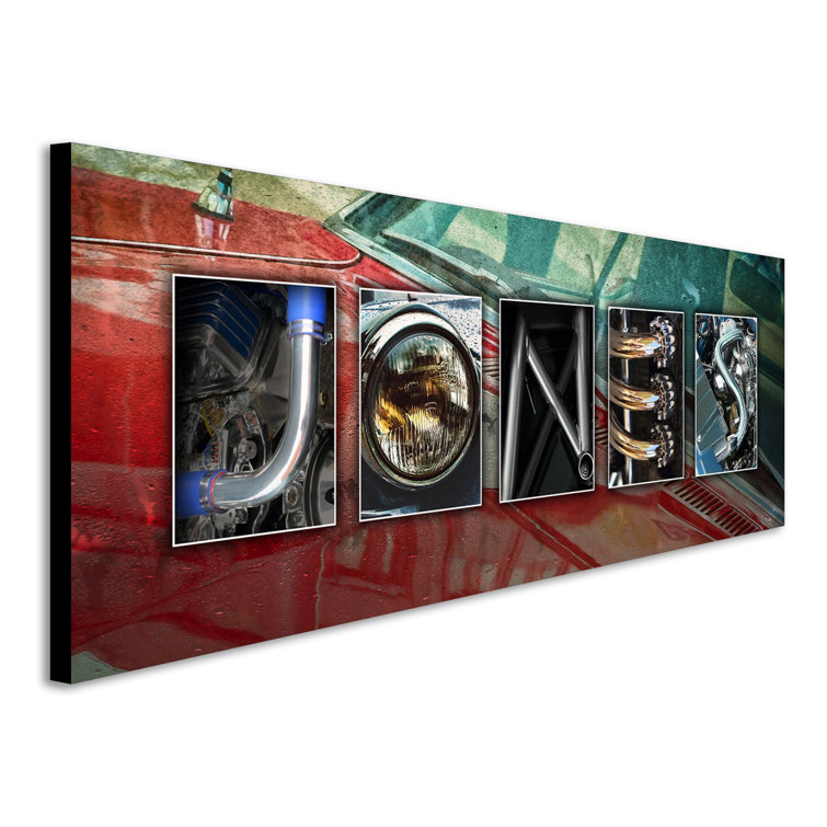 Ebern Designs Personalized Automobile Cars Mechanic Name Art & Reviews ...