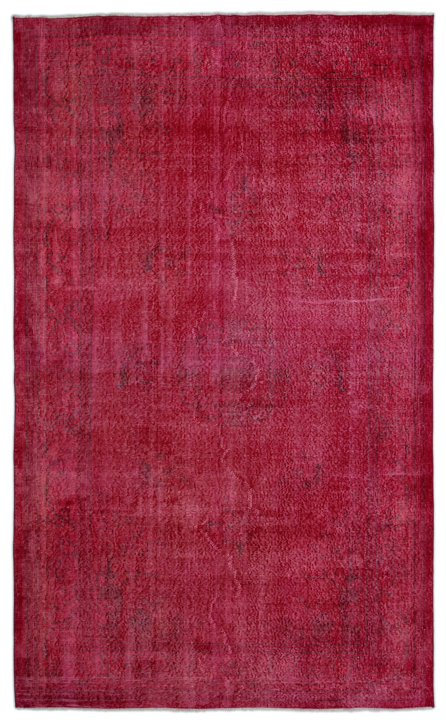 Aegean House Atina Red Vintage Wool Handmade Area Rug | Wayfair