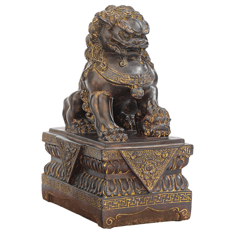 Design Toscano Foo Dogs Chinese Guardian Female Lion Figurine & Reviews ...