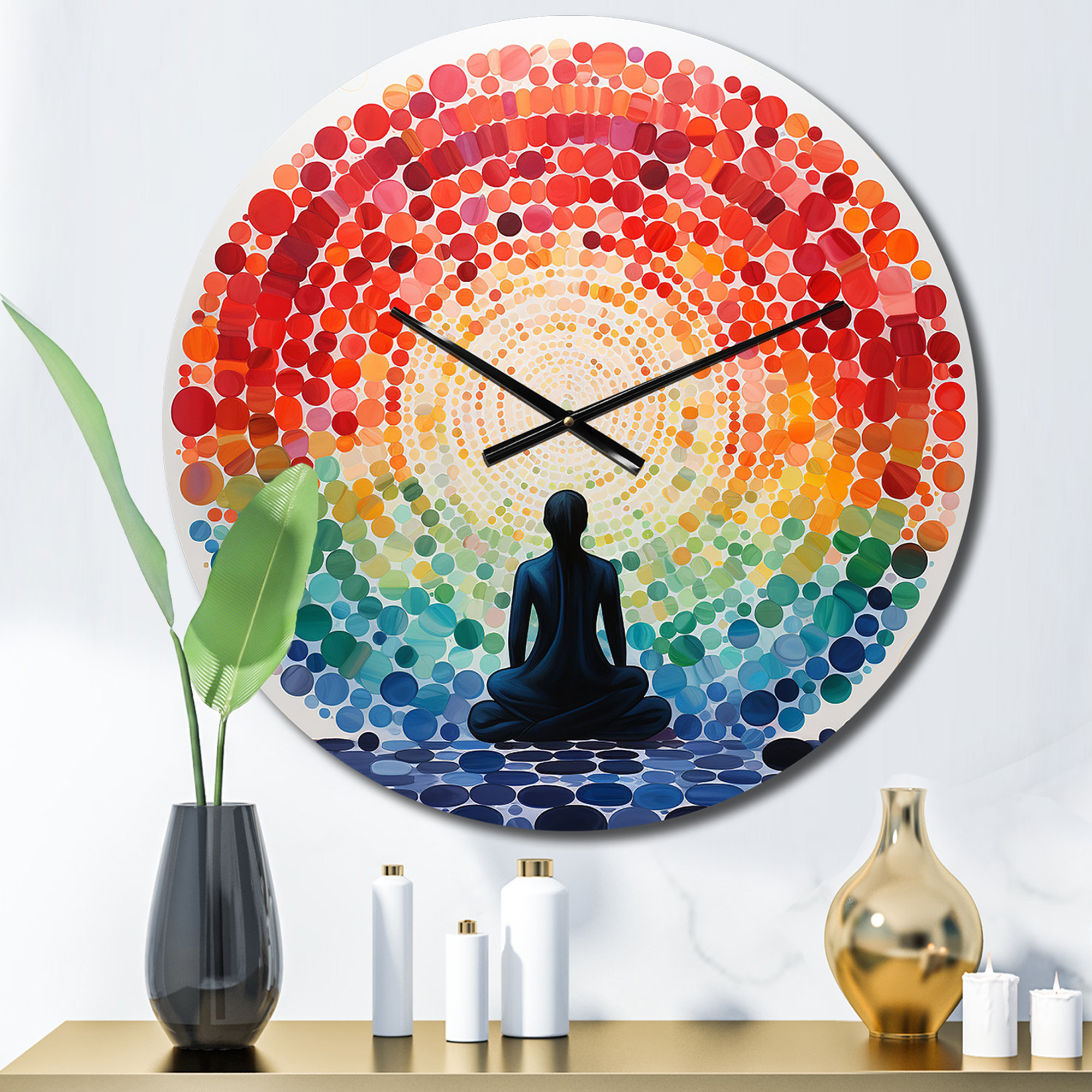East Urban Home Colorful Meditation Harmony of Mind - Abstract Wall ...